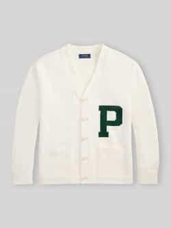 Polo Ralph Lauren Regular Fit Strickjacke aus reiner Baumwolle