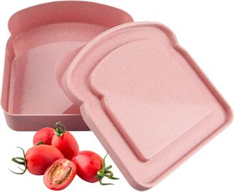 Generic Sandwichbeh&auml;lter F&uuml;r Kinder - Mikrowelle Sp&uuml;lmaschinenfest Lebensmittelaufbewahrungsbox, Lunch Organizer Case, Auslaufsicher Vorbereitungshalter Desig