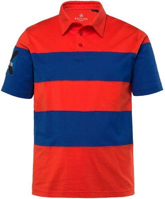 Boston Park Poloshirt Ringel-Poloshirt Langarm