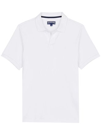 Vilebrequin Poloshirt mit Logo-Print - Wei&szlig;