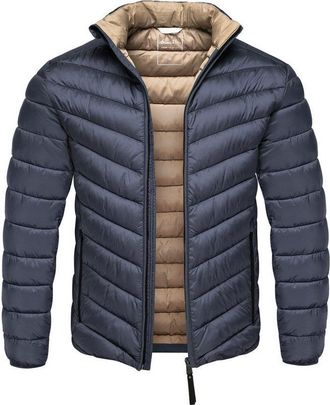 Amaci & Sons Steppjacke CHANDLER Steppjacke Herren gefütterte Outdoor Basic Übergangsjacke