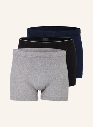 Schiesser 3er-Pack Boxershorts 95/5 grau