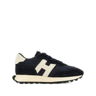 Hogan Homme, Chaussures, Bleu, Taille: 42 EU Baskets avec logo
