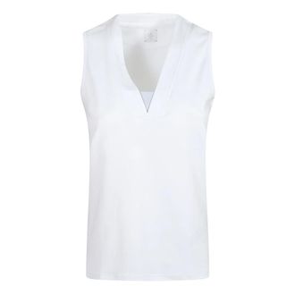 Eleventy &Auml;rmelloses Top - - Tops - Damen - Wei&szlig; - L