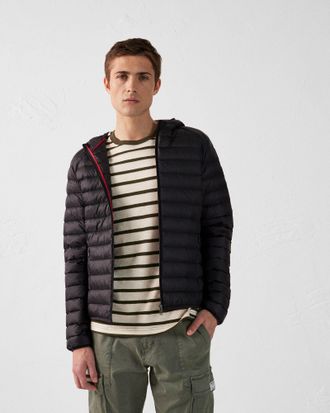 Jott Doudoune l&eacute;g&egrave;re &agrave; capuche Noir Nico - Taille XXL