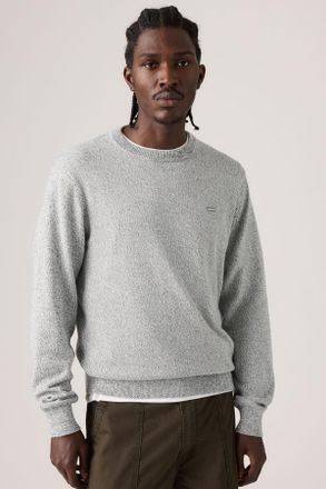 Levi's Lightweight Housemark Sweater - Homme - Gris / Dark Slate / Egret - 2XL