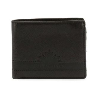 Lumberjack Homme, Accessoires, Noir, Taille: ONE Size Portefeuille Minimaliste en Cuir