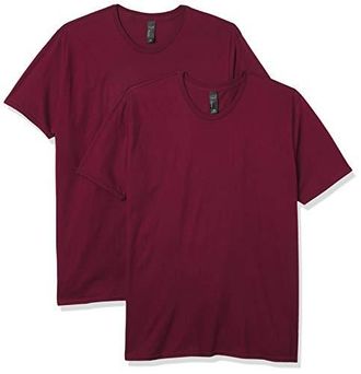 Hanes Nano T-Shirt en Coton pour Homme - Rouge - XX-Large