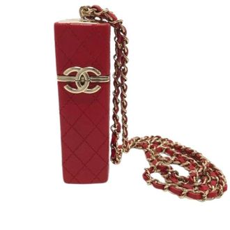 Chanel &Eacute;tui &agrave; rouge &agrave; l&egrave;vres Pre-owned - Femme - Pre-owned - Rouge - Taille: ONE Size