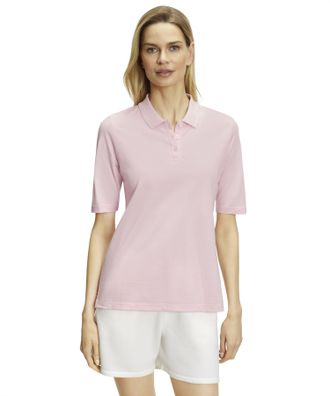 Falke Damen Polohemd Basic Pique Polo W Pl Baumwolle weich hautfreundlich bequem sehr leicht 1 St&uuml;ck, Rosa Powder Rose 8900, S