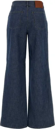 Fendi Navy Exterior: Cotton Pantaloni Trousers