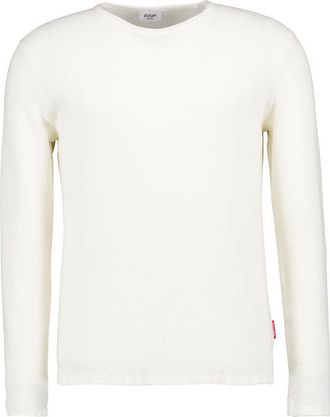 Joop Herren Pullover wei&szlig; unifarben