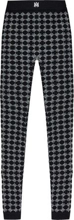 Amiri Ma Quad Leggings mit Monogramm - Schwarz