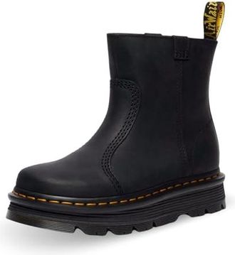 Dr. Martens Zebzag Rigger Black Wyoming Platform pour homme, 40 EU, Noir, 40 EU