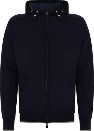 Fedeli Homme, Sweatshirts et sweats &agrave; capuche, Bleu, Taille: L Hooded Bomber