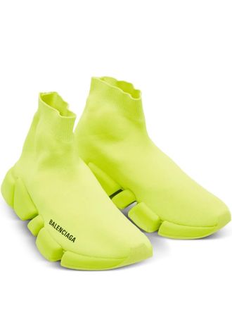 Balenciaga 2.0 Knit Speed Sneakers - Gelb
