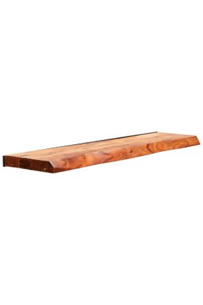 Livetastic Wandboard, Natur, Holz, Akazie, massiv, Holz, 90x3.5x20 cm, Wohnzimmer, Regale, Wandboards