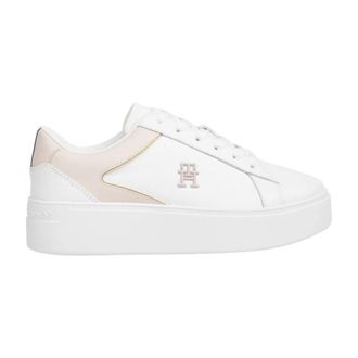 Tommy Hilfiger Platform Court Sneaker - - Shoes - Damen - Wei&szlig; - 41 EU