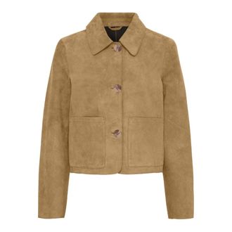 BTF-CPH Sonja Wildlederjacke - - Jackets - Damen - Beige - XL
