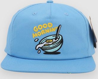 THE DUDES Good Morning Unstructured 5 Panel Cap ethereal blue