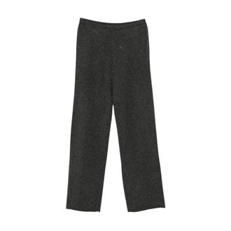 Max Mara Mmlottimo Gerade geschnittene Hose - - Trousers - Damen - Grau - M