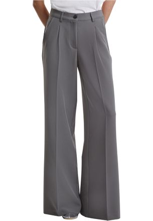 Urban Classics Damen Hose Ladies Wide Leg Trousers, Damen Stoffhose mit weitem Bein, Loose Fit