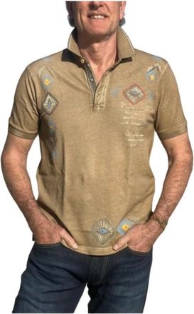 Bob Homme, Tops, Brun, Taille: 3XL Double Polo