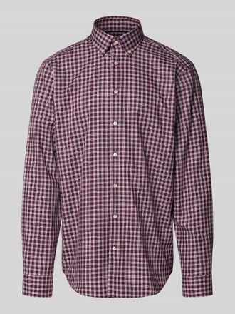 Christian Berg Regular Fit Businesshemd mit Button-Down-Kragen