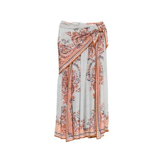Zimmermann Aster Side-tie Midi Skirt