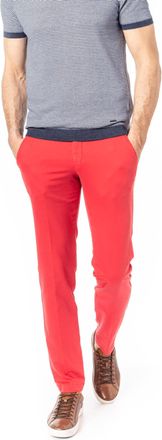 Hiltl Herren Hosen rot Slim Fit