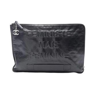 Chanel Pre-owned Coco Mark Second Bag Clutch Bag - - Pre-owned - Damen - Schwarzk - ONE SIZE