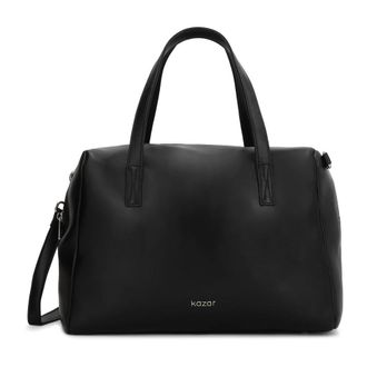 Kazar Lederhandtasche mit Griffen und Riemen - - Bags - Damen - Schwarzk - ONE SIZE