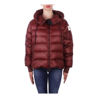 Afterlabel Manteau marron &agrave; capuche avec fermeture &eacute;clair - Femme - Vestes - Brun - Taille: 40 FR