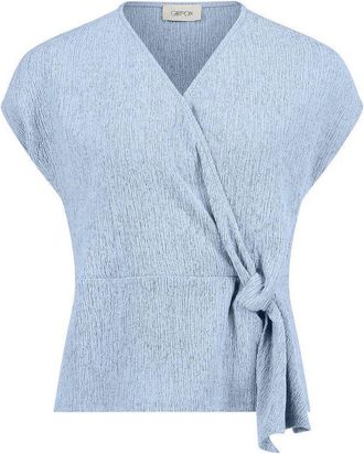 Cartoon Kurzarmshirt Damen mit Raffung (1-tlg)