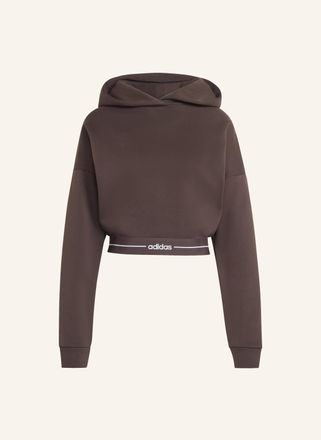 adidas Hyperglam Cropped Hoodie braun