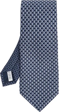 Ferragamo Homme, Accessoires, Bleu, Taille: ONE Size Cravate en soie