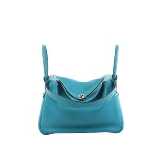 Herm&egrave;s unisex, Pre-owned, Bleu, Taille: ONE Size Sac bandouli&egrave;re Lindy 30 Pre-owned