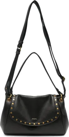 Isabel Marant Medium Chany Stud-embellished Leather Shoulder Bag