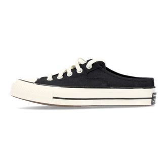 Converse Femme, Chaussures, Noir, Taille: 36 1/2 EU Mules en Toile Noire à Lacets