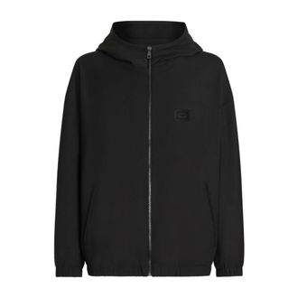 Dolce & Gabbana Homme, Sweatshirts et sweats à capuche, Noir, Taille: M Veste zippée