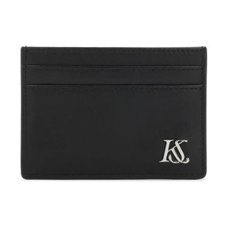 Kazar Schwarze Lederkartenh&uuml;lle mit Logo - - Accessories - Damen - Schwarzk - ONE SIZE
