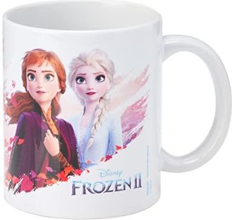 Disney Frozen Tasse (Destiny is Calling Design) 315ml Keramik Kaffee-Becher, Kaffeetasse, Disney Geschenke - Offizielles Merchandise