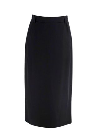 Magda Butrym Black Silk Pencil Skirt Size XS
