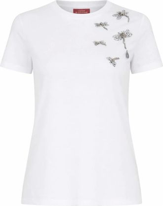 Max Mara Femme, Tops, Blanc, Taille: 38 FR T-shirt Pontile