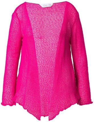 Miamoda Kurzjacke Jacke elastischer Slim Fit L&ouml;cher Wellenkanten