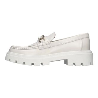 Tod's Femme, Chaussures, Blanc, Taille: 35 EU Mocassin Gommino