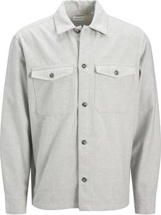 Jack & Jones Jjeperfect Melange Surv&ecirc;tement Ls Sn, Gris Clair chin&eacute;, L