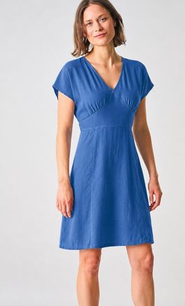 Hempage Hempage Damen vegan Sommerkleid Refined Royalblau