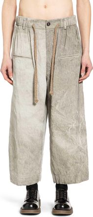 Ziggy Chen Cropped Drawstring Trousers