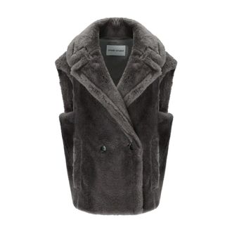 Stand Studio Stand Studio - Clary Vest - Femme - Vestes - Gris - Taille: 38 FR